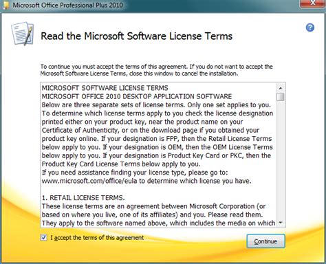 Microsoft Office 2010 Installation Professional Plus Edition