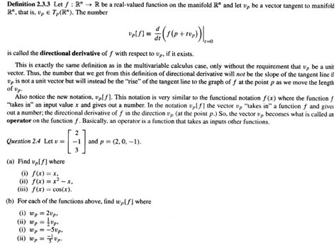 Computing The Directional Derivative Physics Forums