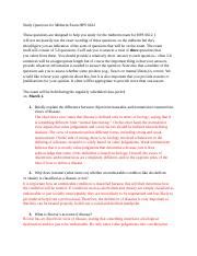 Midterm Docx Study Questions For Midterm Exam HPS These Questions Are Designed To Help