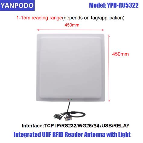 Jual Yanpodo Integrated Uhf Rfid Reader With Light Long Range1 15m