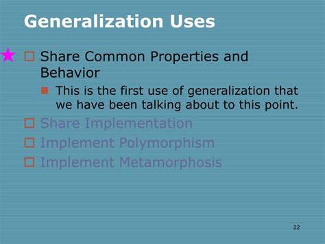 Ppt Generalizations Multiple Inheritance Polymorphism Powerpoint