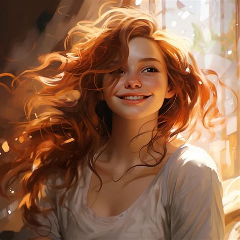 Premium Ai Image Girl Smiling Background