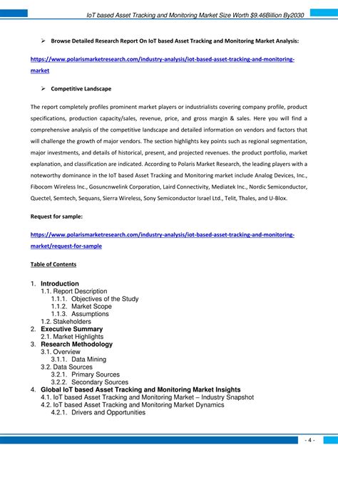 Ppt Iot Based Asset Tracking And Monitoring Market Powerpoint Presentation Id 11665836