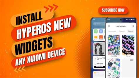 Install HyperOS New Widgets In Any Xiaomi Device YouTube