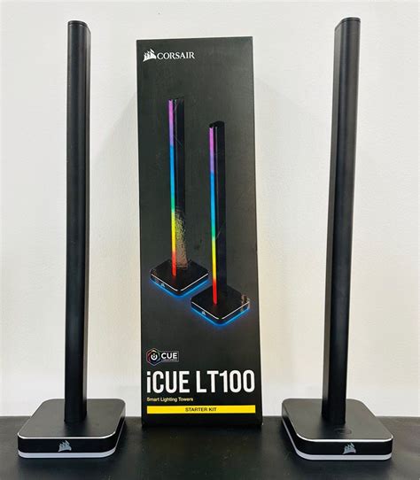 Corsair Icue Lt100 Smart Lighting Towers Starting Kit Computers And Tech