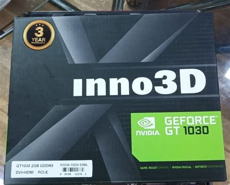 Nvidia Inno 3d Geforce Gt 1030 Model Name Number Inno 3d Gt1030 2gb Gddr5 At ₹ 5344 88 Piece