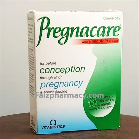 Vitabiotics Pregnacare With Folic Acid 400ug 30s Faiz Pharmacy