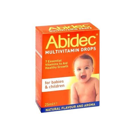 Abidec Multivit Oral Drops Orange Pack Brandonvale Pharmacy Ireland