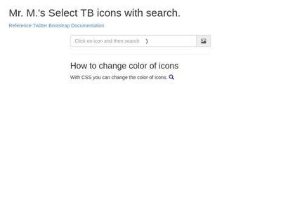 Bootstrap Snippet Bootstrap Icon Picker Using HTML CSS JQuery