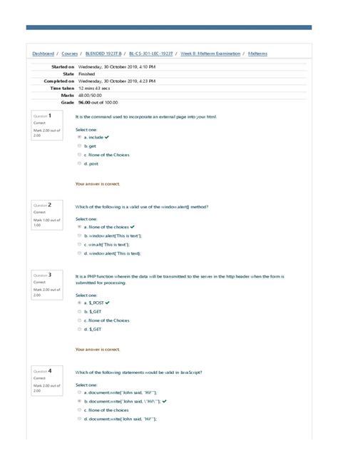 midterms attempt review pdf pdf java script world wide web