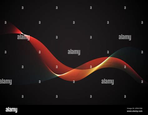 Abstract Background With Colourful Flowing Lines Design Stock Vector Image And Art Alamy