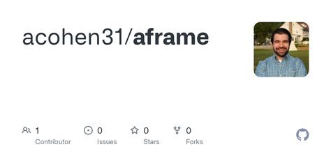 github acohen31 aframe