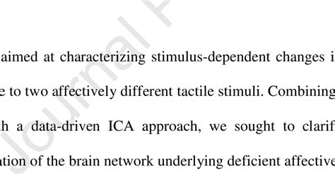 The Strength Of Functional Connectivity Between The Semantic And Limbic
