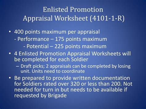 Ppt Enlisted Promotion System Powerpoint Presentation Free Download