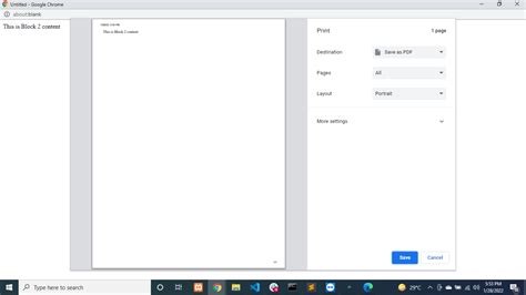 Printing How Can I Automatically Save Pdf Without Click On Save Button After Window Print