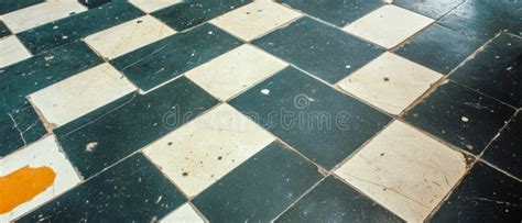 Checkerboard Tile Pattern Showcasing Classic Design In A Spacious