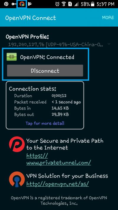 Astrill Setup Manual How To Configure OpenVPN With OpenVPN App On Android Mobile Astrill Wiki