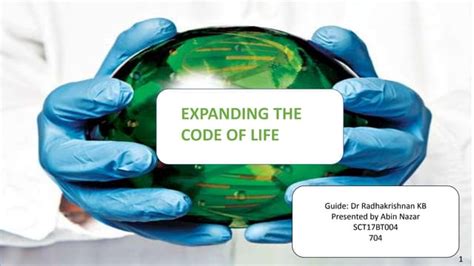 Expanding The Genetic Code Pptx