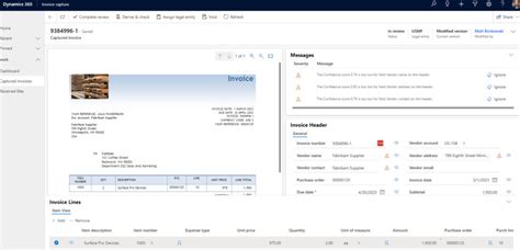 How To Use Invoice Capture For Dynamics 365 Finance Arctic It
