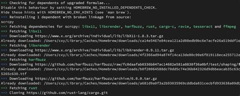 为什么 macos 10 15 上 brew 安装什么包都得依赖 rust v2ex