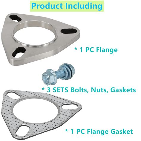 Shintones 20 Inch 3 Bolt Exhaust Flange And Gasket