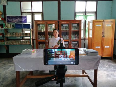 တုံတာမြို့တွင် ကိုဗစ် ၁၉ ရောဂါ ကာကွယ်ထိန်းချုပ်ရေး ကာလအတွင်း Online စနစ်ဖြင့် စာကြည့်တိုက်ဝန