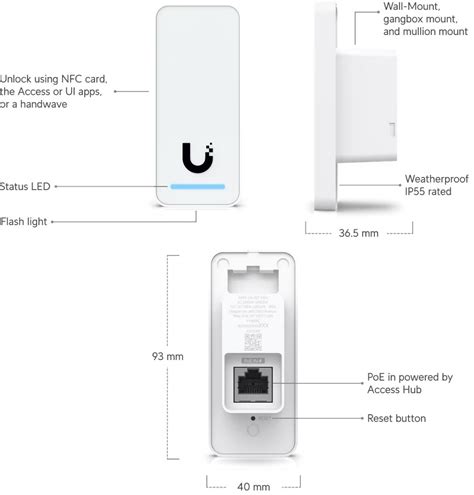 Ubiquiti UA G2 UniFi Access Reader G2 Discomp