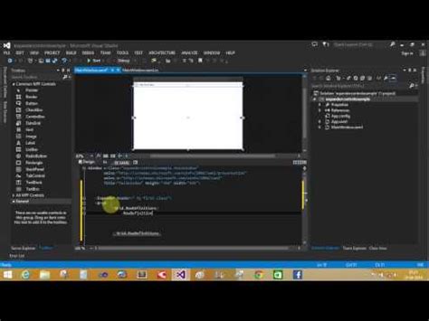 How To Use Expander Control WPF Computer Programming