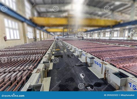 Copper Electrolysis Cathode Plates The Copper Is Refined By