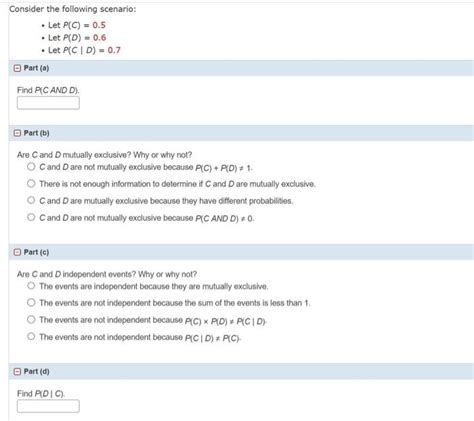 Solved Consider The Following Scenario Let P C