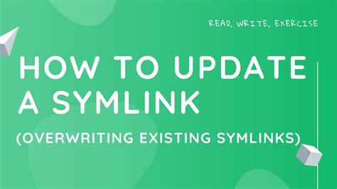 How To Update An Existing Symlink YouTube
