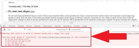 Reactjs 4 Отображение массивов Атрибут KeyПростые советы