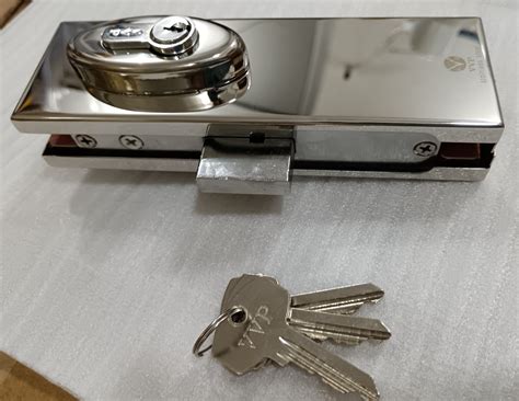 Fl50 Vvp Patch Lock Bottom Lock Glass Door Lock Vvp Kunci Pintu Kaca