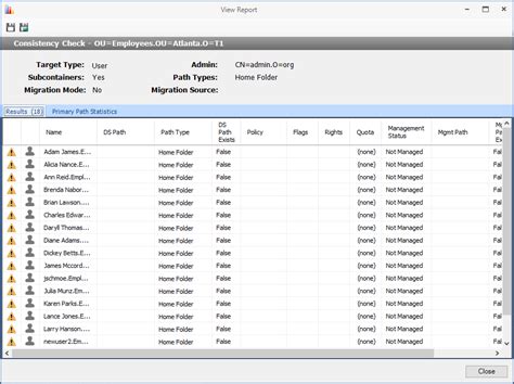Reports Tab Micro Focus Storage Manager 53 For Edirectory