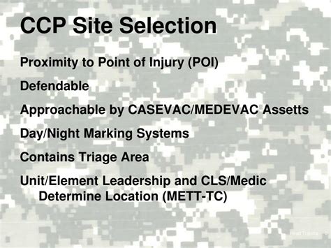 Ppt Casualty Collection Point Triage Powerpoint Presentation Free