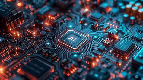 Premium Photo Ai Artificial Intelligence Technology Microchip Background