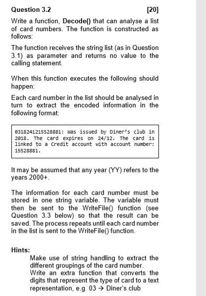 Solved Create A Question3py File And Complete The Program