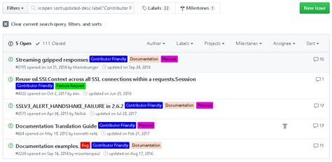 The Vast Majority Of Issues In The Database Do Not Have Labels · Issue