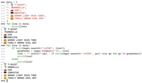 Python How To Mitigate Some Emojis Consuming The Whitespace Character