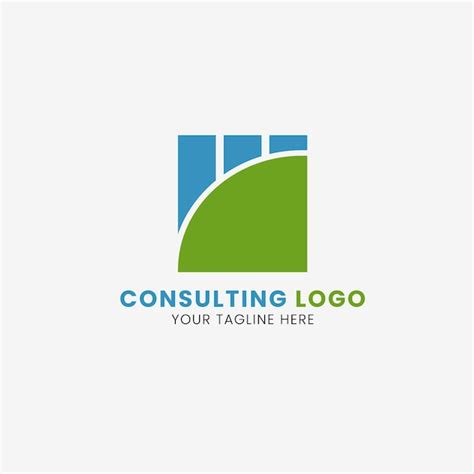 Consulting Logo Symbol Premium Vektor