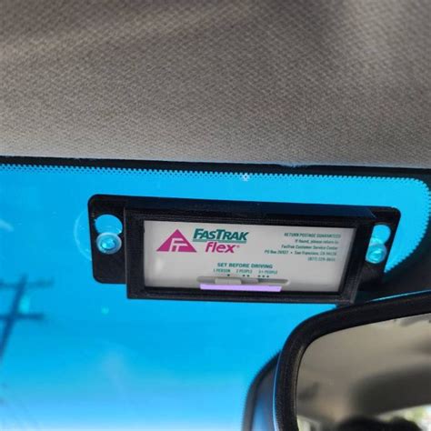 Fastrak Flex Holder For Cav Hov And Bridge Toll Transponder Tesla Id4 Mach E E Tron