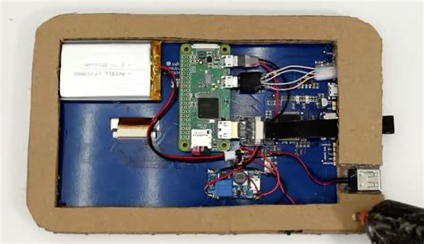 DIY A Cardboard Raspberry PI Tablet Open Electronics