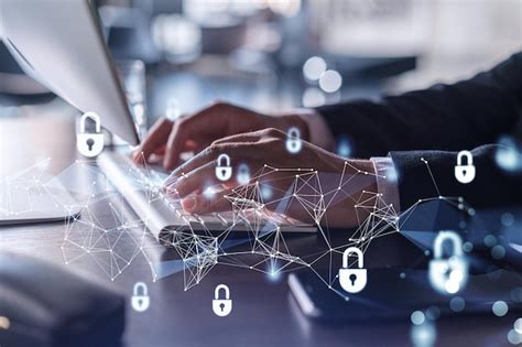 Premium Photo A Programmer Is Typing A Code On Computer To Protect A Cyber Security From