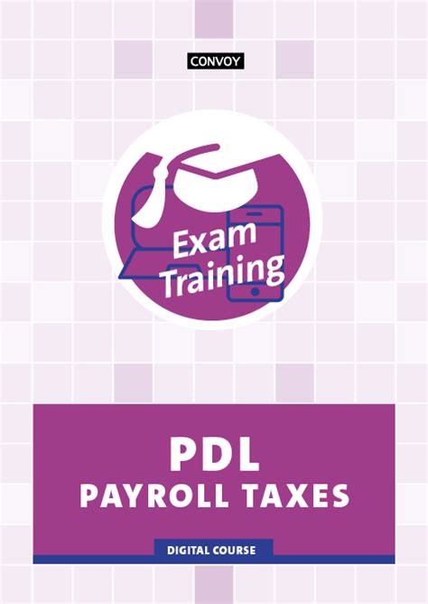 Pdl Payroll Taxes Online Exam Training Lesmateriaal Leren Met