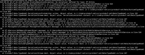 No Serializer Defined For Type Etentity Et社区