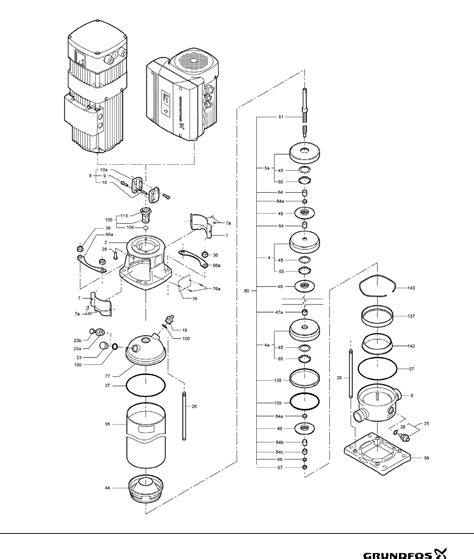548293 3 Grundfos Crn1 Hs Series Replacement Parts List
