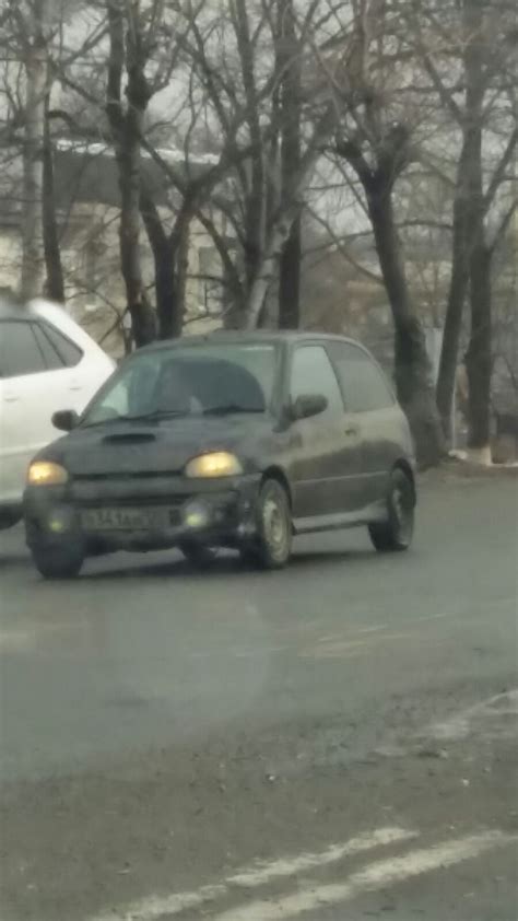 Субаристы одноклубники спалили в городе — Subaru Vivio 0 7 л 1996 года просто так Drive2