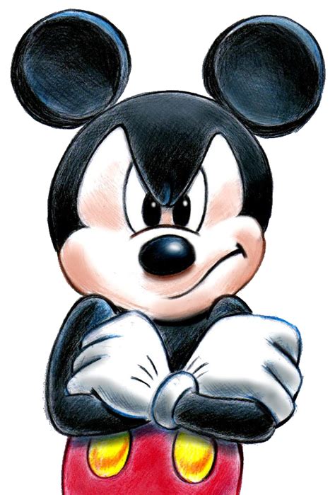 Mickey Mouse Arms Cross Angry Png By Peachysilver On Deviantart