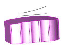 Example Deform Curve To Curve Maintain Boundary SOLIDWORKS Help