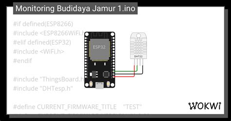 Monitoring Budidaya Jamur O Wokwi Esp32 Stm32 Arduino Simulator